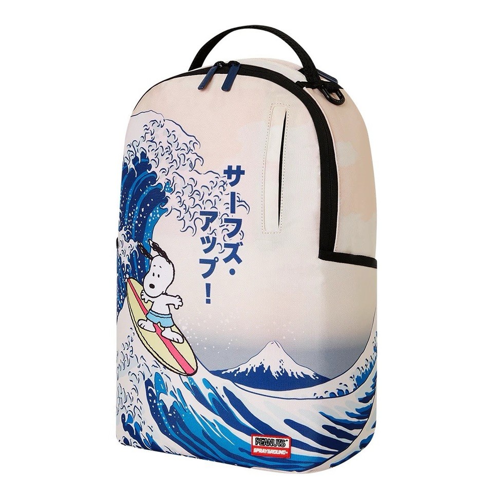 SPRAYGROUND LIMITED EDITION PEANUTS SURFING HOKUSAI DLXR SNOOPY ...