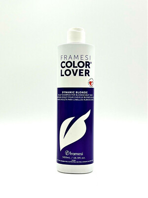 Framesi Color Lover Dynamic Blonde Violet Shampoo/Blonde,Gray Hair 16.9 ...