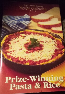 The Country Cooking Recipe Collection Prize Winning Pasta & Rice | eBay