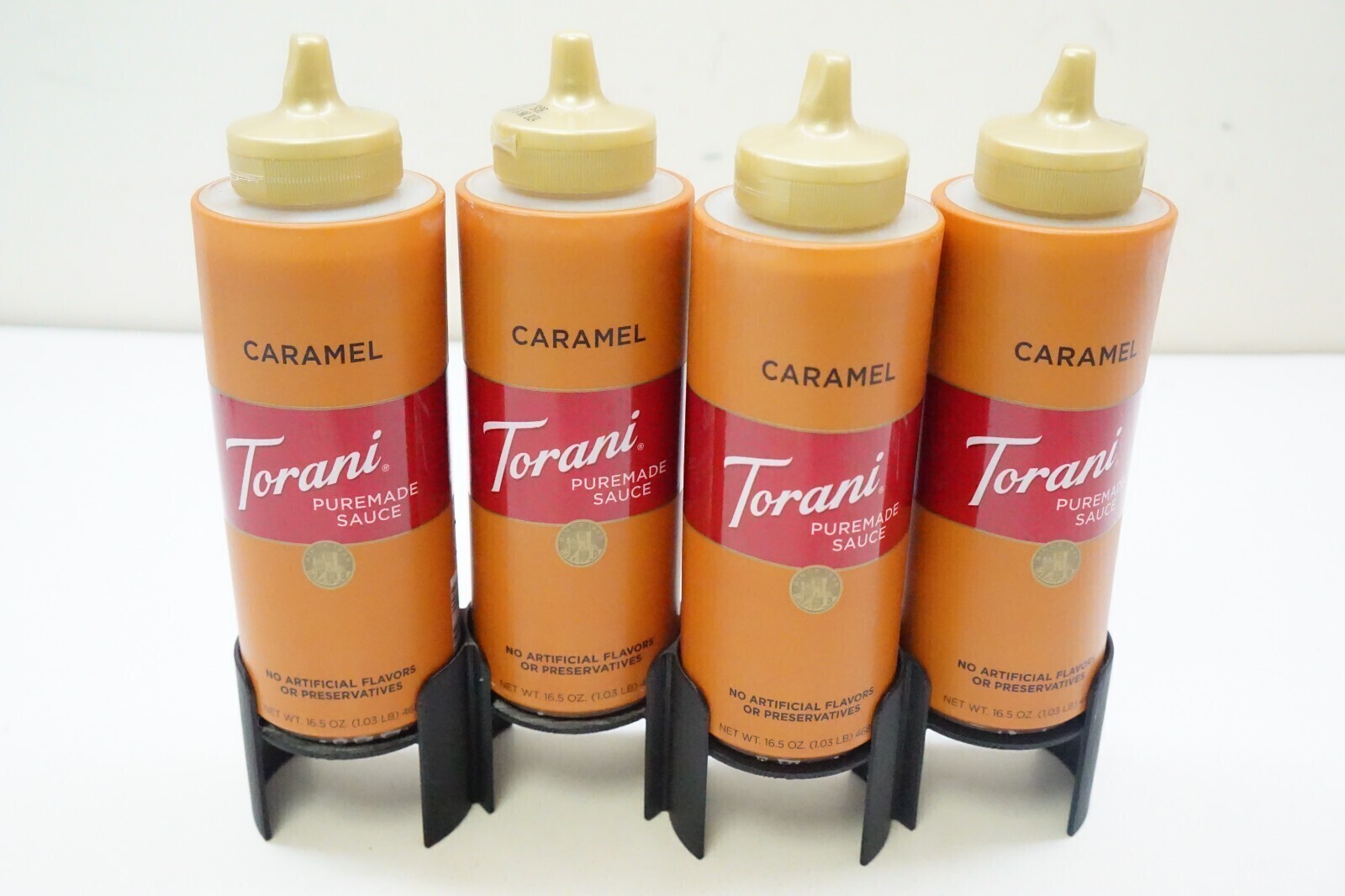 4-Bottle Syrup Rack Holder Upsidedown for Ghirardelli and Torani ...