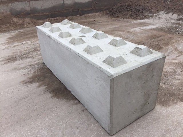 Concrete Interlocking Lego Block Retaining Gabian Walls 1800mm x 600mm ...