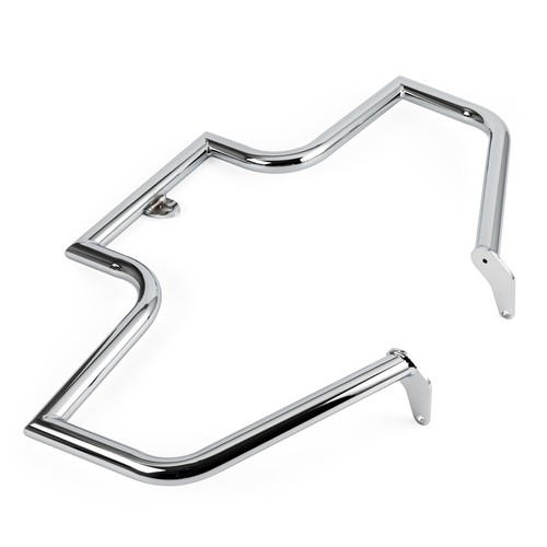 Chrome Highway Engine Guard Crash Bar For Harley Heritage Softail FLSTF ...