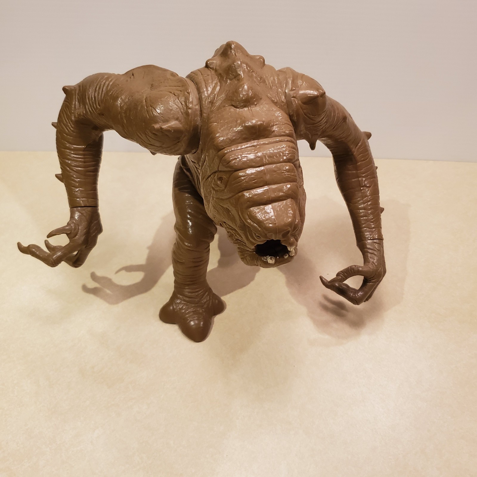 vintage Kenner Star Wars ROTJ Rancor figure jaw works broken face loose ...