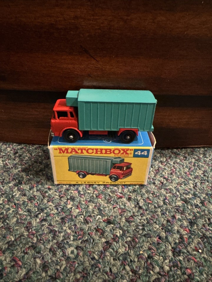 Vintage Lesney Matchbox Series No. 44 GMC Refrigerator Truck w Original ...