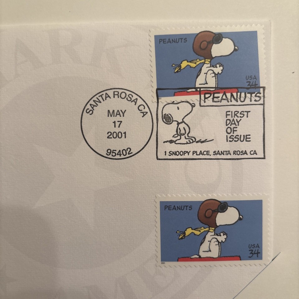COLLECTORS DREAM!! SPECIAL FIRST DAY OF ISSUE-PEANUTS STAMP-Mall Of ...