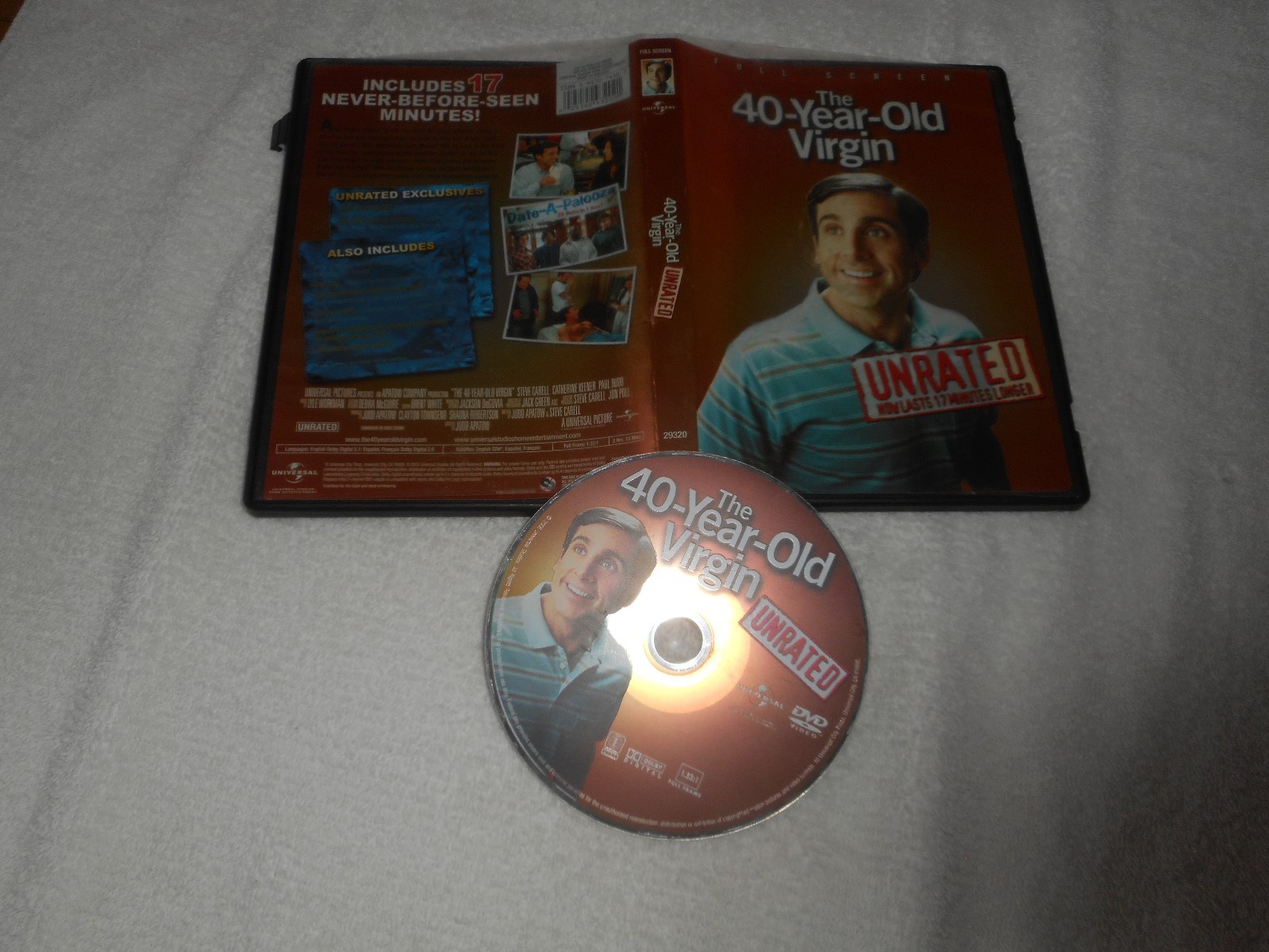 40 YEAR OLD VIRGIN STEVE CARELL 25192932021| eBay