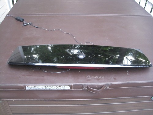 Lincoln MKX Rear Hatch Spoiler Wing W/ Brake Light Black Painted OEM ...