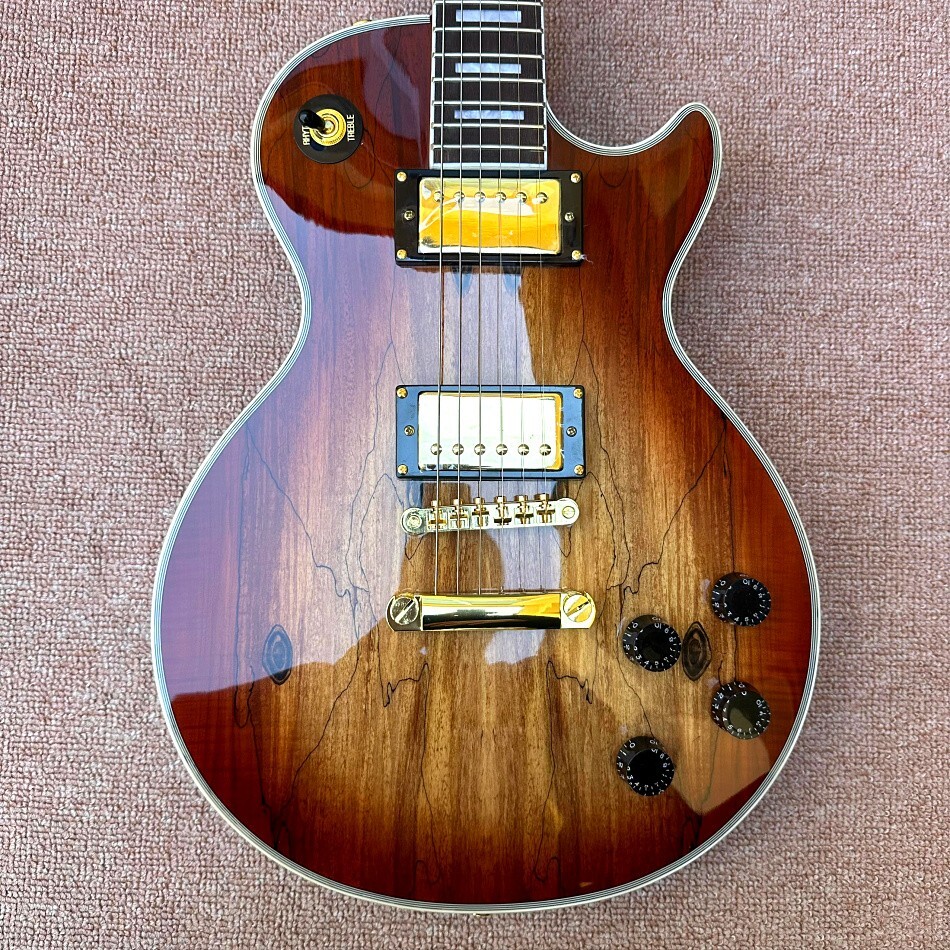 LP Custon Electric Guitar Gold Hardware HH pickup 6 Strings Rosewood ...