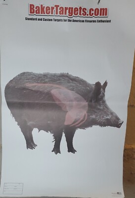 Wild Hog Paper target by Baker targets | eBay
