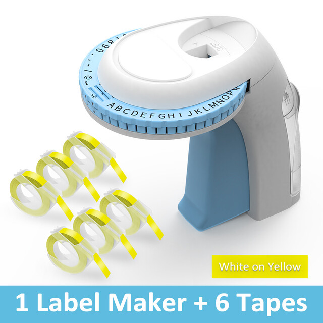 Dymo 3D 9mm Embossing Tape Compatible for Dymo Junior Omega Embosser ...