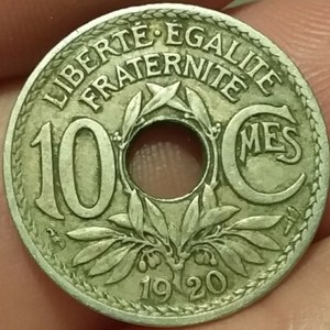 10 Cents France Liberte Egalite Fraternite year 1920 Coin RARE | eBay