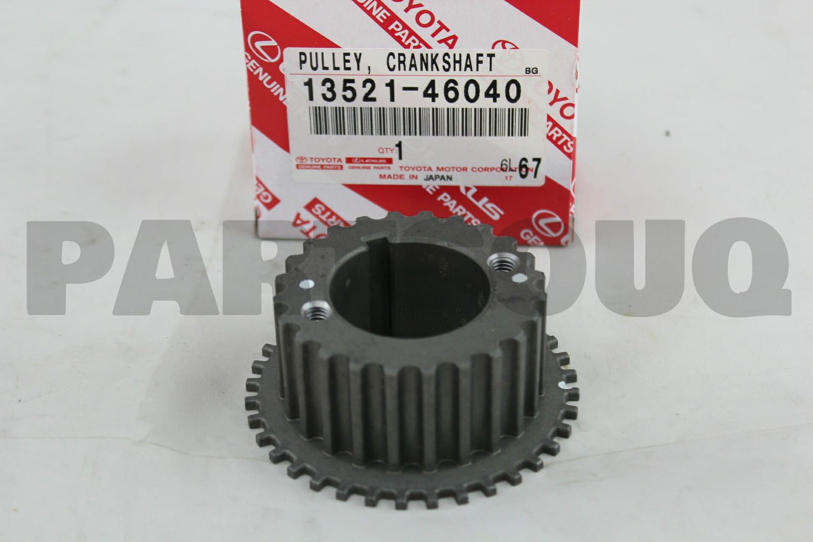1352146040 Genuine Toyota PULLEY, CRANKSHAFT TIMING 13521-46040 | eBay