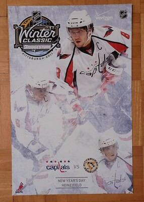 NHL WINTER CLASSIC 2011 SGA POSTER ALEXANDER OVECH WASHINGTON CAPITALS ...