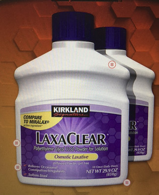 2x-Miralax(Generic)💩(100 doses)Laxclear/Osmotic Laxative/ Discreet ...