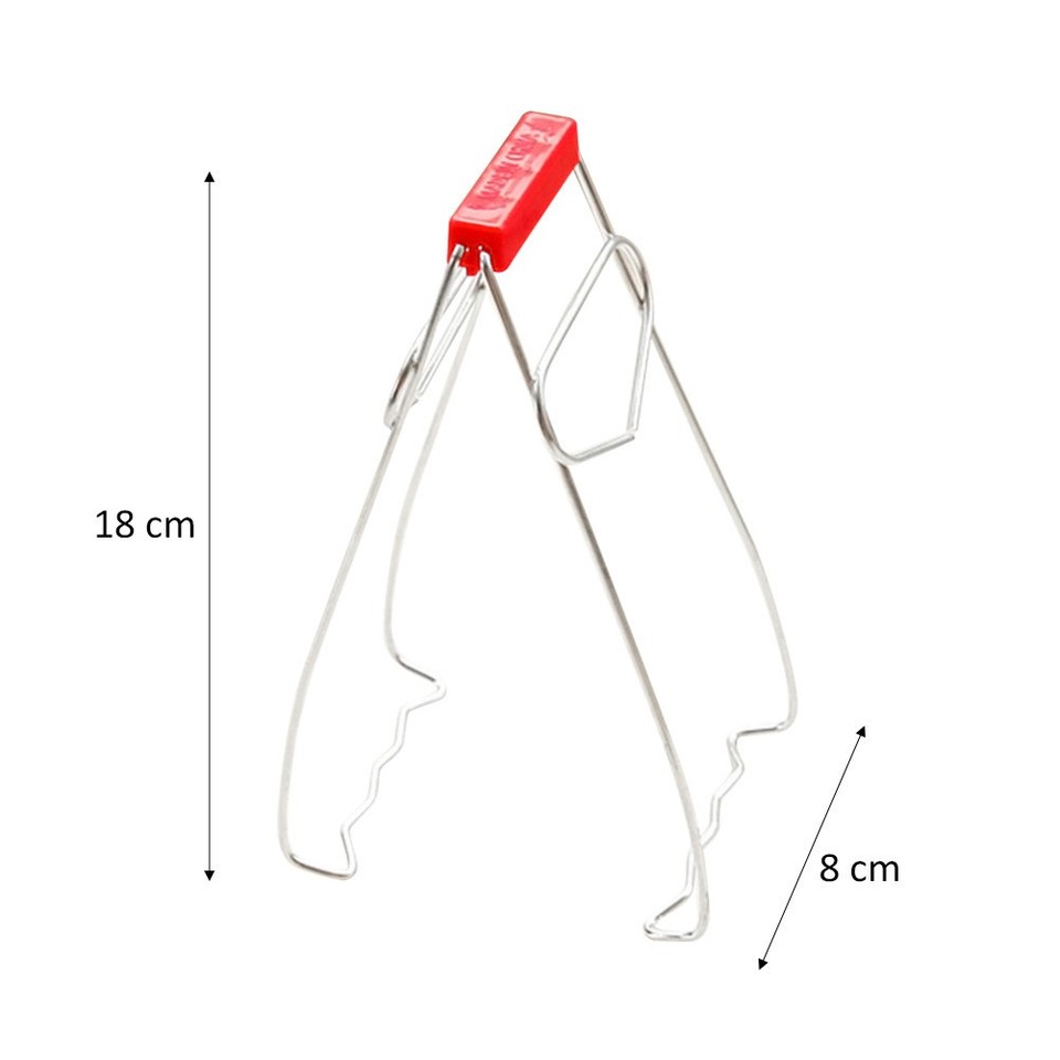 Stainless Steel Hot Dish Plate Clamp Tongs Kitchen Gripper Crockery ...