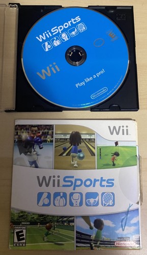 Wii Sports Game Disc + Original Sleeve Case | eBay