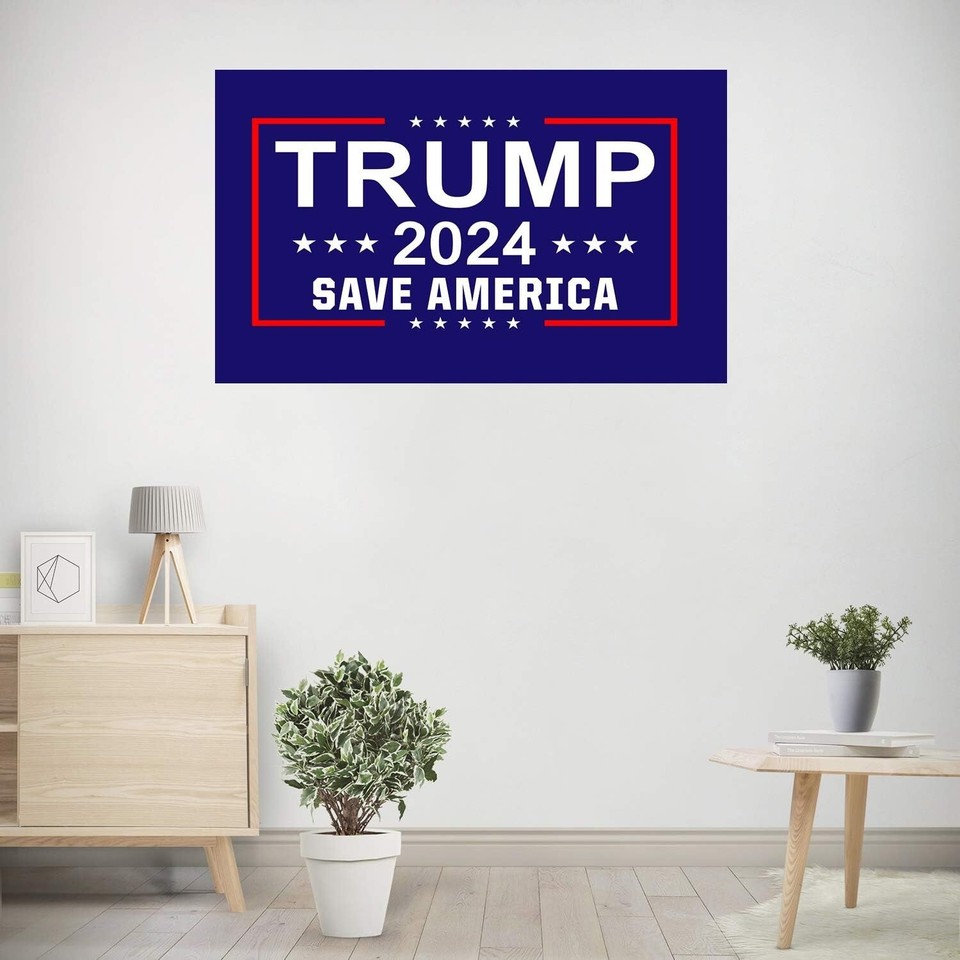 2x Trump 2024 Flag MAGA Trump Vance 2024 Save America Banner 3x5 Ft ...