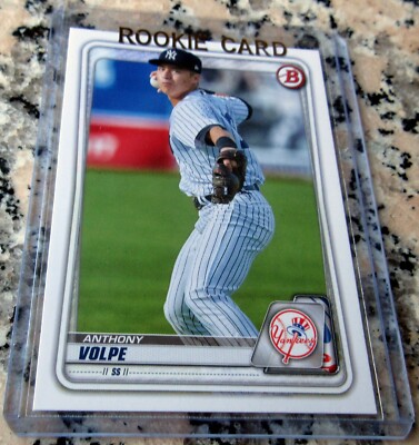 ANTHONY VOLPE 2020 Bowman #1 Draft Pick Rookie Card RC Yankees Grand ...