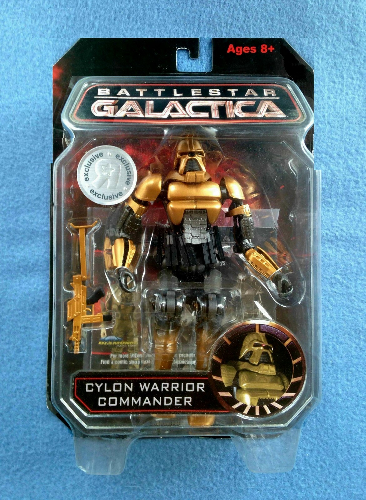 CYLON WARRIOR COMMANDER BATTLESTAR GALACTICA FIGURE DIAMOND SELECT ...
