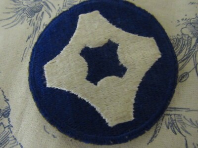 Vtg. WWII US Army 4th Service Command OD Back Variant FE, CE, SSI Patch | eBay