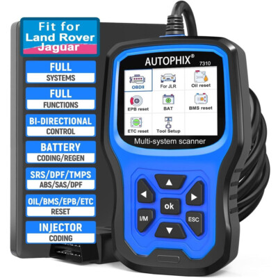 For Land Rover/Jaguar Car Diagnostic Tool OBD2 All Systems Scanner Code ...