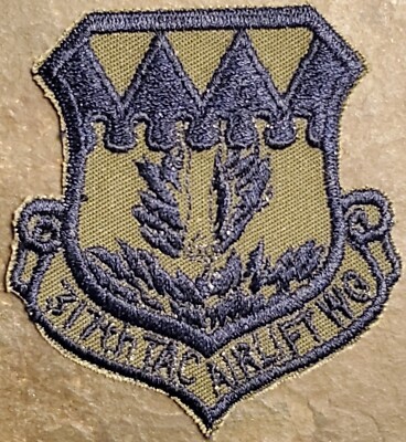USAF Patch 317th Tactical Airlift Wing US Air Force SUBDUED Military ...