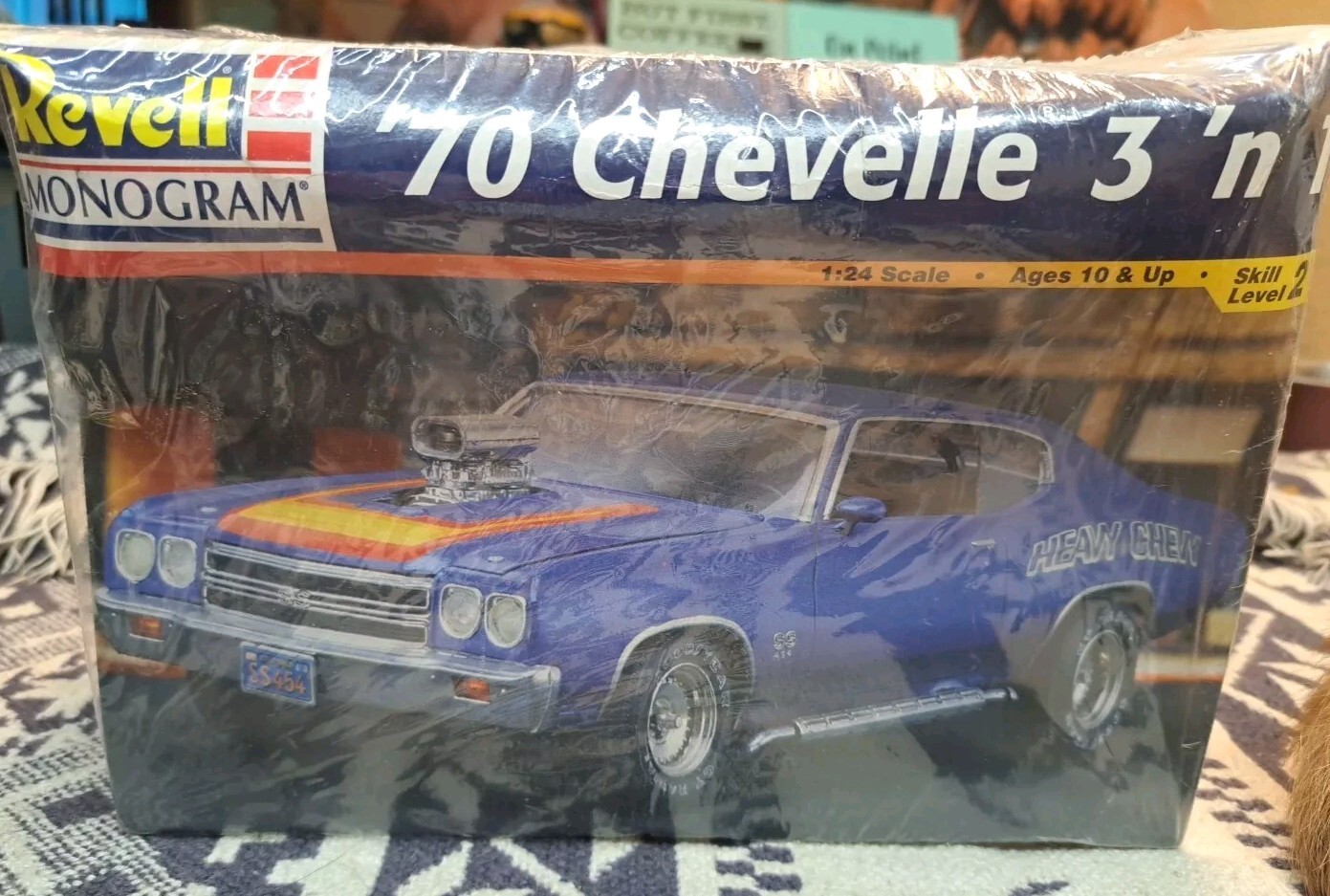 Monogram '70 Chevelle 3 in 1 Plastic Model Kit 1:24 Heavy Chevy 2715 ...