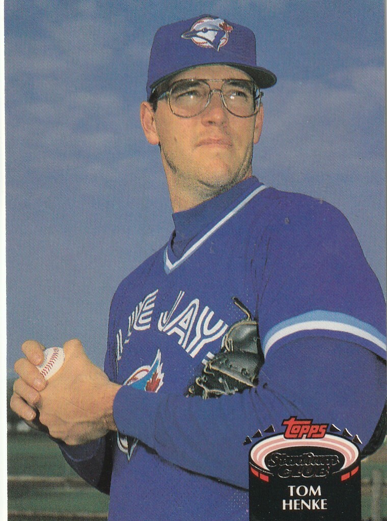 FREE SHIPPING-MINT-1992 Topps Stadium Club Tom Henke #819 PLUS JAYS | eBay