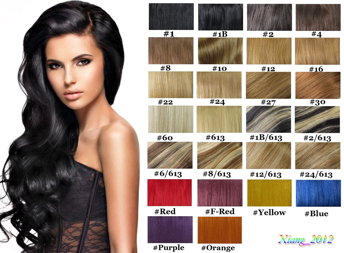 Remy Weave Hair Color Chart