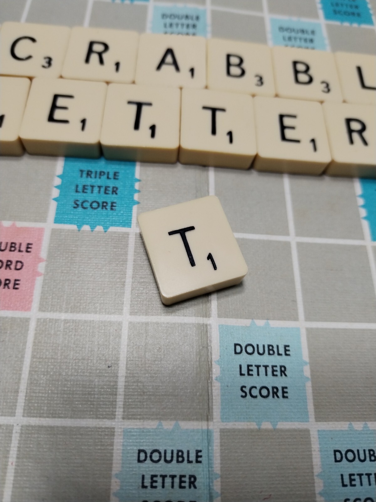 Individual Scrabble Letters Tiles Spares Replacements Vintage Spears ...