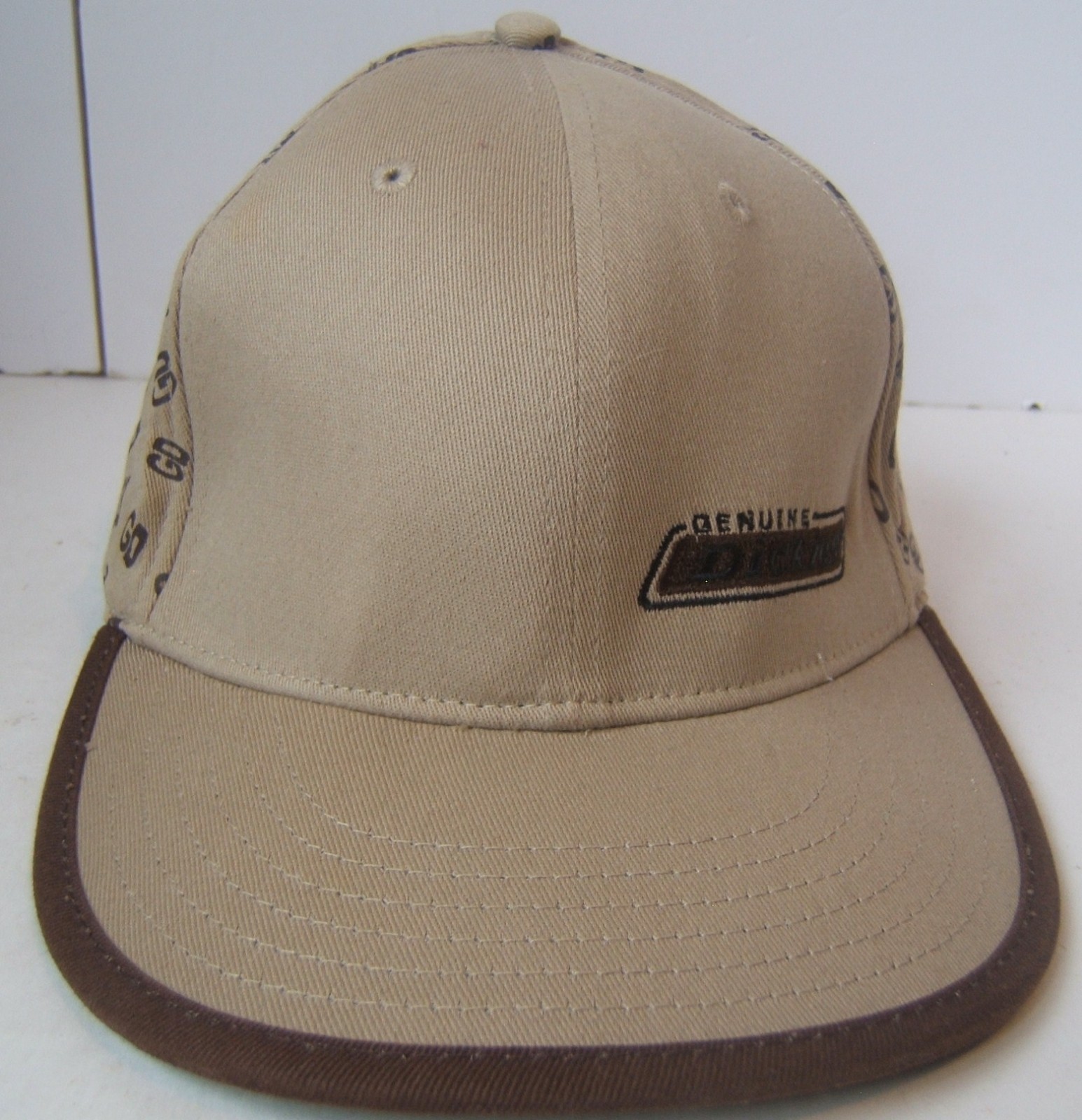 Genuine Dickies GD Hat Beige Stretch Fit Baseball Cap - Gem