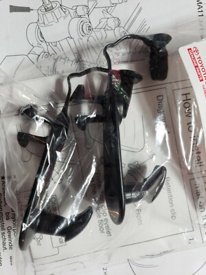 TOYOTA Floor Mat Hooks Retention Hold Down Clips 2 Sets | 0821000820 ...