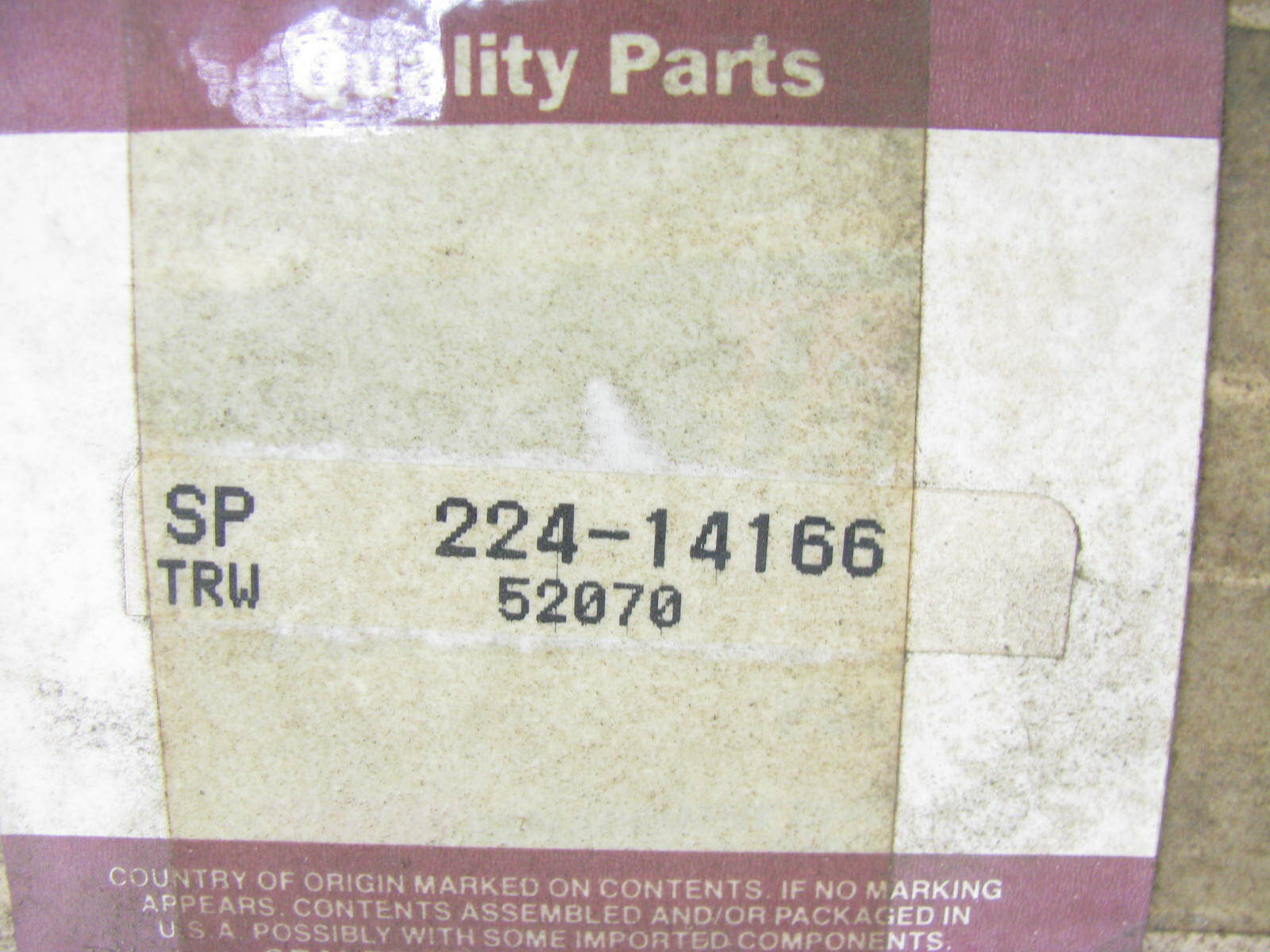 Engine Oil Strainer-Oil Pump Screen Sealed Power 224-14166 for sale ...