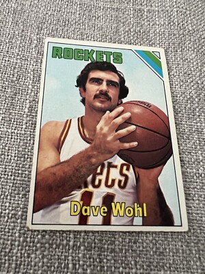 1975-76 Topps #162 DAVE WOHL Houston Rockets Basketball Card | eBay