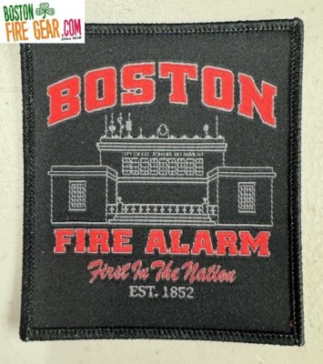 BOSTON FIRE DEPARTMENT FIRE ALARM SHOULDER PATCHES (FREE SHIPPING) | eBay