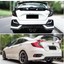 For 2016-2021 Honda Civic Hatchback Type-R Black & White Rear Trunk ...
