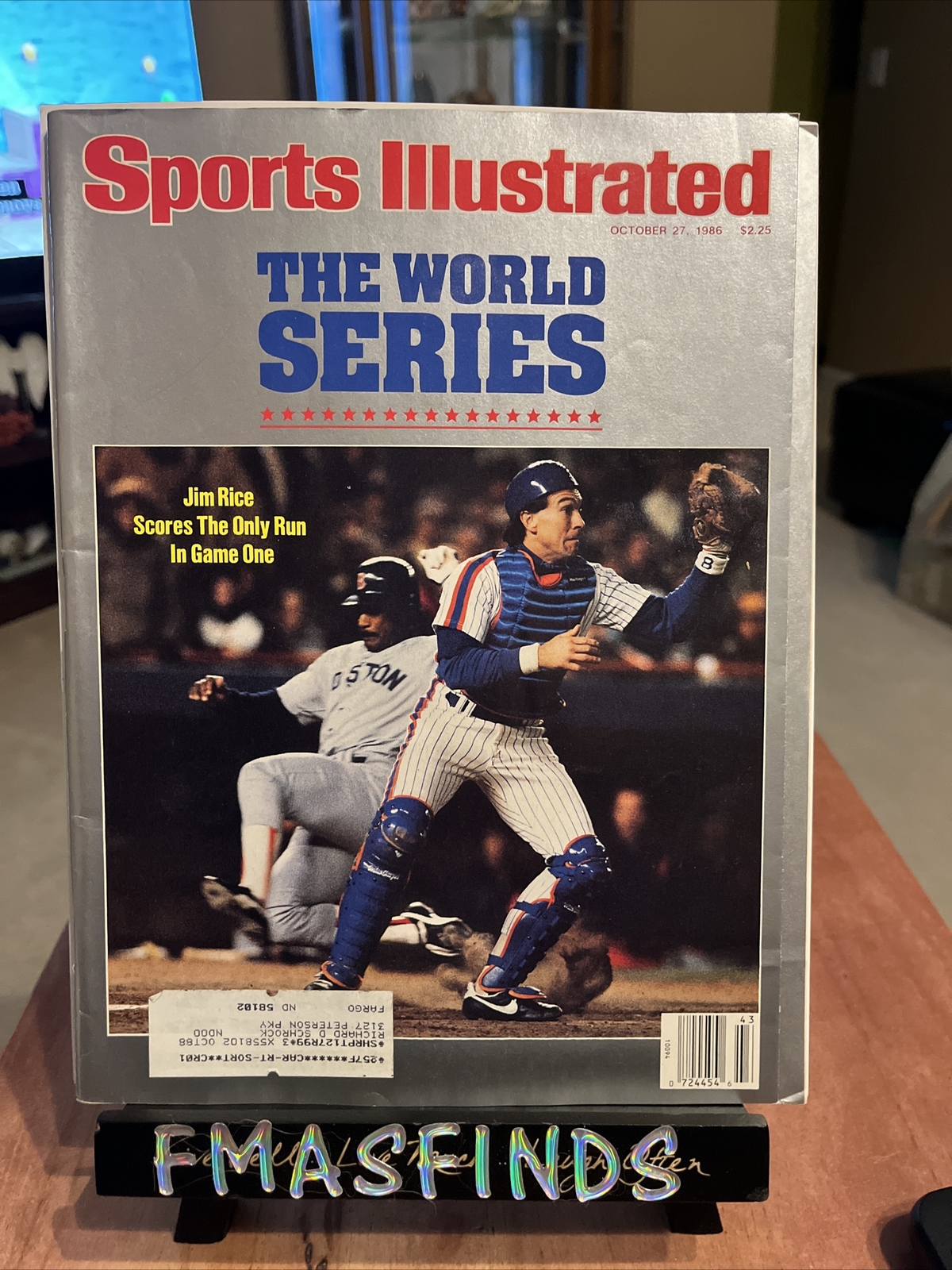 C2 1986 METS RED SOX World Series CARTER RICE Sports Illustrated | eBay