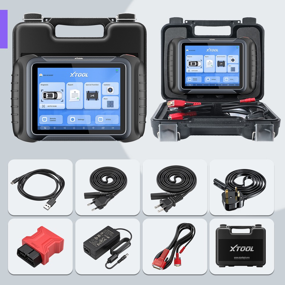 XTOOL D8S OBD2 Bidirectional Scanner Full Diagnostic Tool Topology E.CU ...