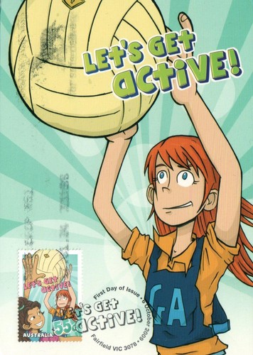 Australia Post Let's Get Active FDI POSTCARD - UNUSED but Stamp Cancelled | eBay Australia