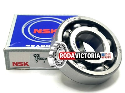 NSK 6305 CM DEEP GROOVE BALL BEARING, OPEN, NO SEALS 25x62x17 mm | eBay