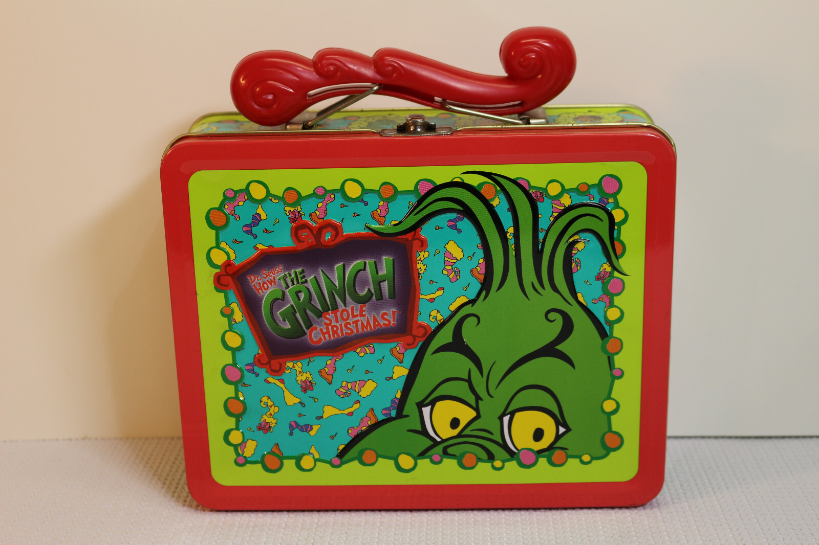 Dr. Seuss How the Grinch Stole Christmas Small Tin Lunch Box 2000 | eBay