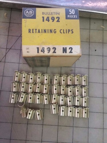 38 ALLEN BRADLEY Terminal Block Retaining Clips 1492-N2 NOS | eBay