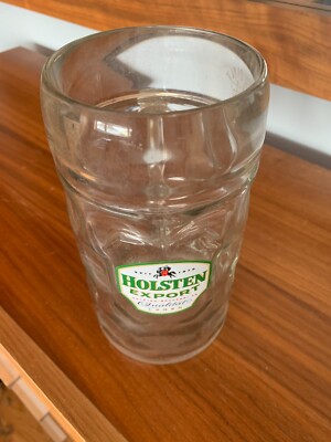 Holsten Export Glass Stein 2 Pint Tankard. Bar Pub Club Beer Lager ...