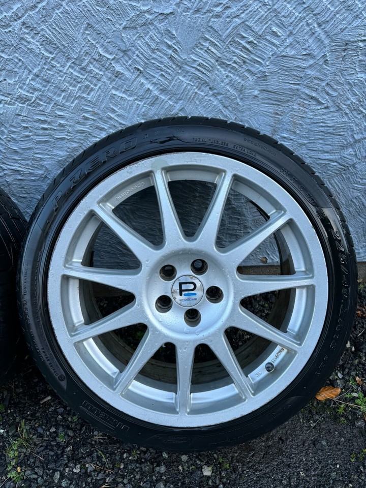 18" Prodrive Speedline Alloy Wheels and Pirelli P-Zero Tyres Subaru ...