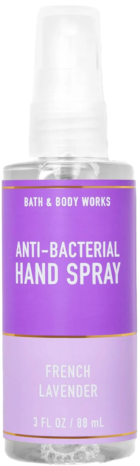 Bath & Body Works Anti Bacterial Hand Spray French Lavender 3.0 oz / 90 ...