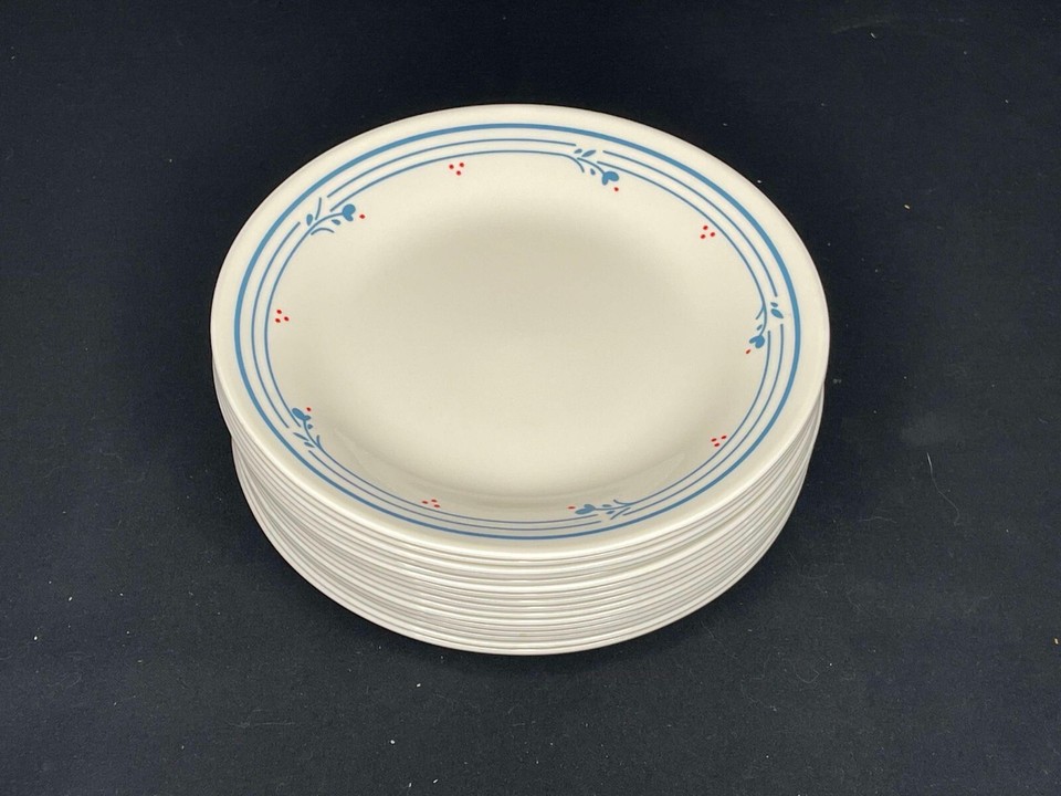 Vtg Corning Corelle Country Violets Plates - Dinner, Salad, Dessert ...