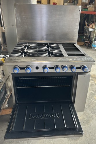 Imperial Range Pro Series IR-G36 36" Nat. Gas Griddle Range Standard ...