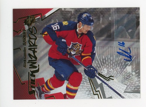 2015 16 SPX ALEKSANDER SASHA BARKOV Signed Auto Stick Wizards Panthers ...