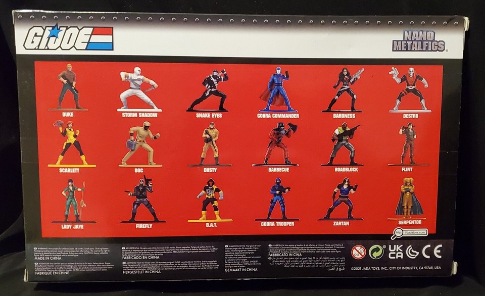 NEW G.I Joe Nano Metalfigs 18 Die-Cast Figures Collector's Set Jada ...