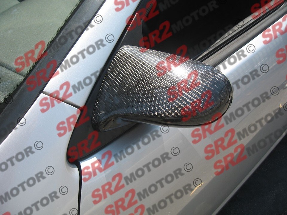For 88-91 Honda CRX Hatchback Spoon Style Sport Carbon Fiber Power Side ...